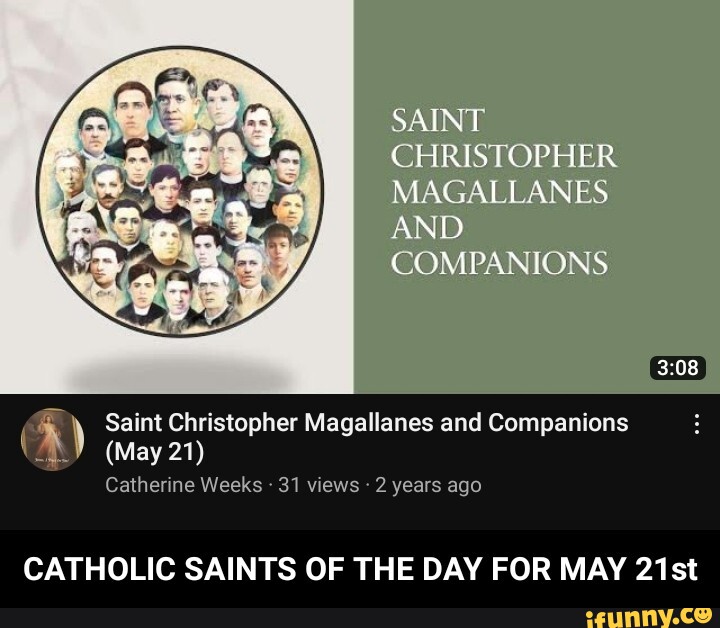 SAINT CHRISTOPHER MAGALLANES AND COMPANIONS Saint Christopher ...