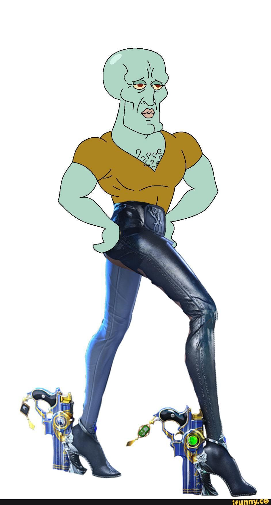 Cursed_squidward memes. Best Collection of funny Cursed_squidward pictures on iFunny