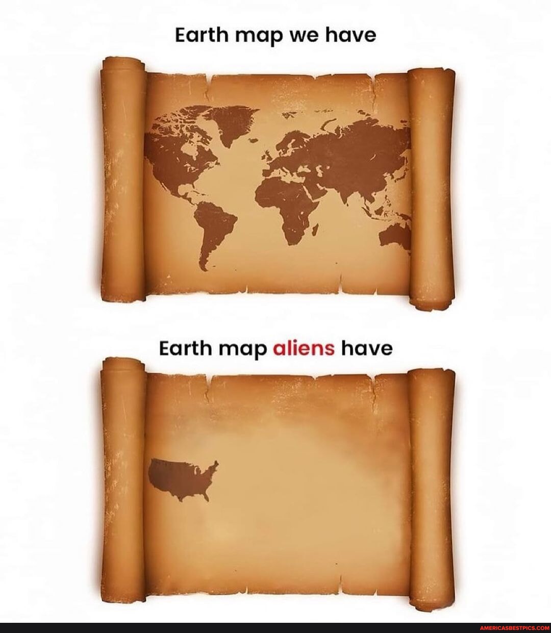 In every movie 😂 - Earth map we have Earth map aliens have - America’s ...