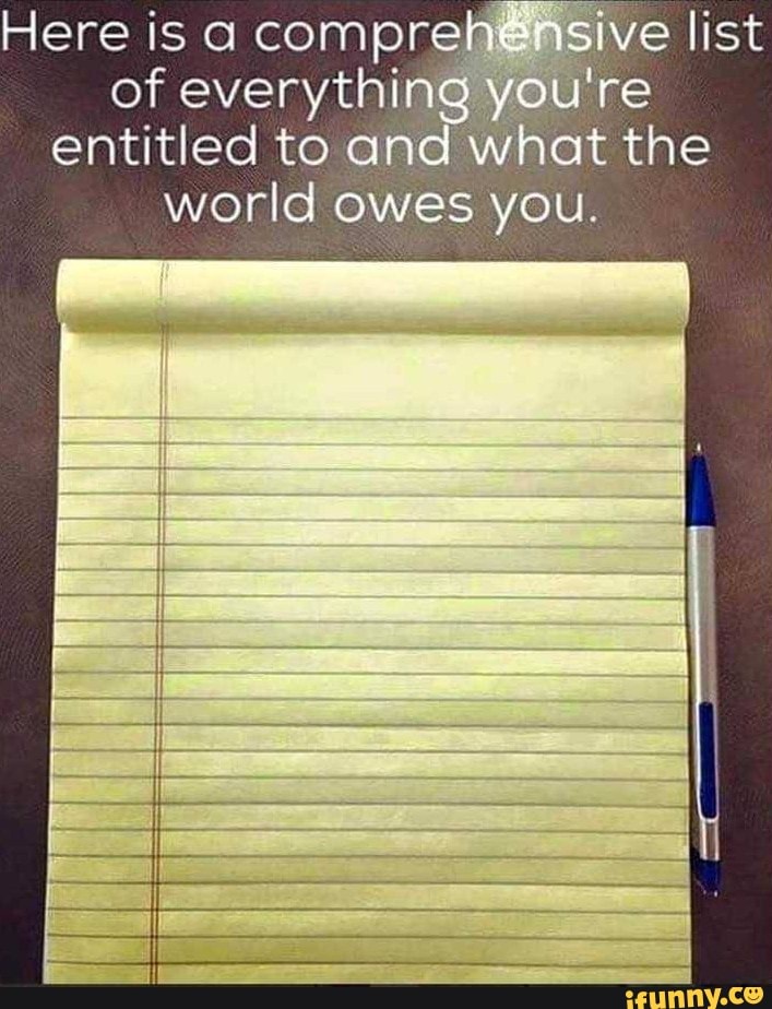 Here is a comprehensive list of everything you're entitled to and what ...
