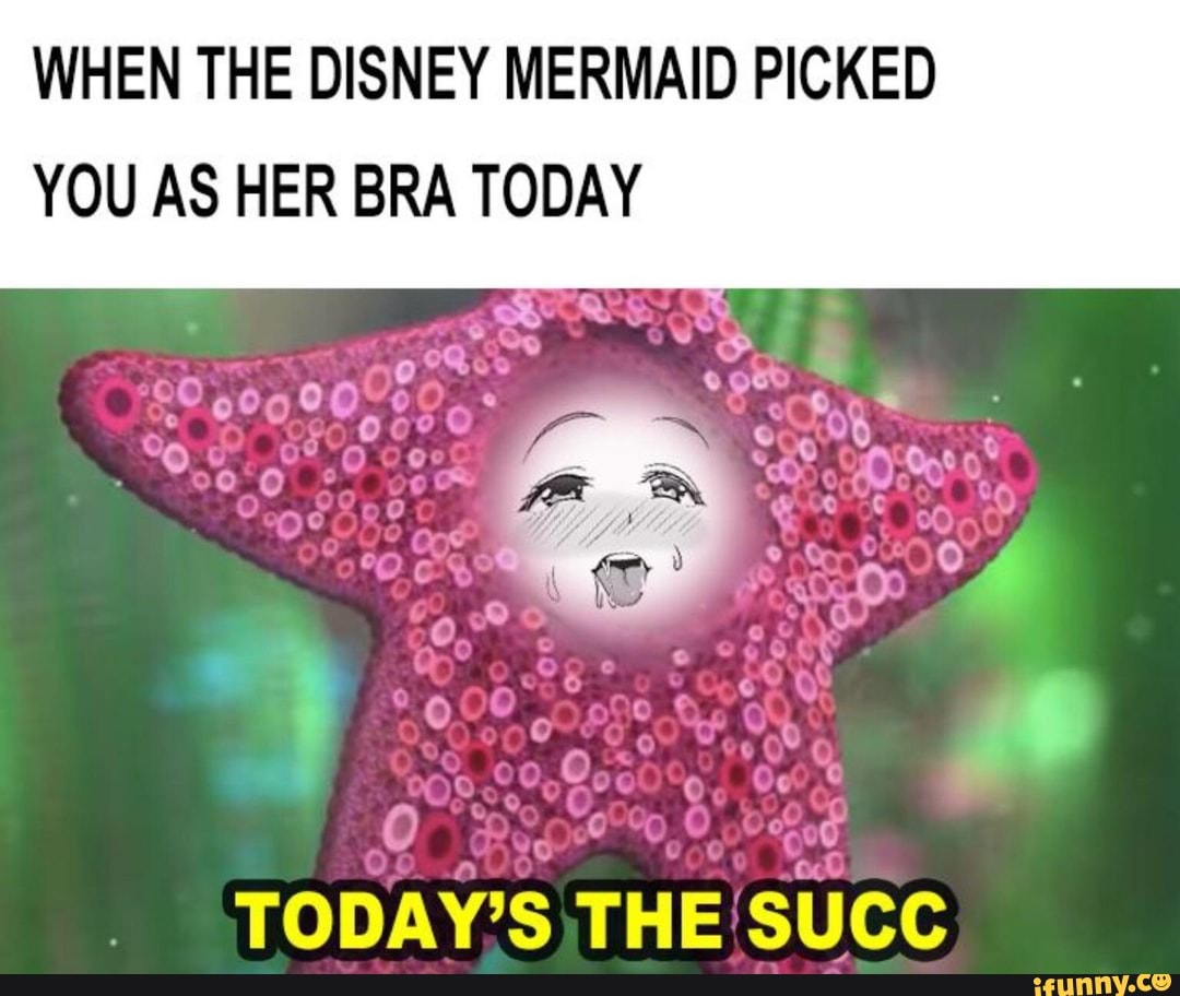 WHEN THE DISNEY MERMAID PICKED YOU AS HER BRA TODAY TODAY’S THE SUCC ...