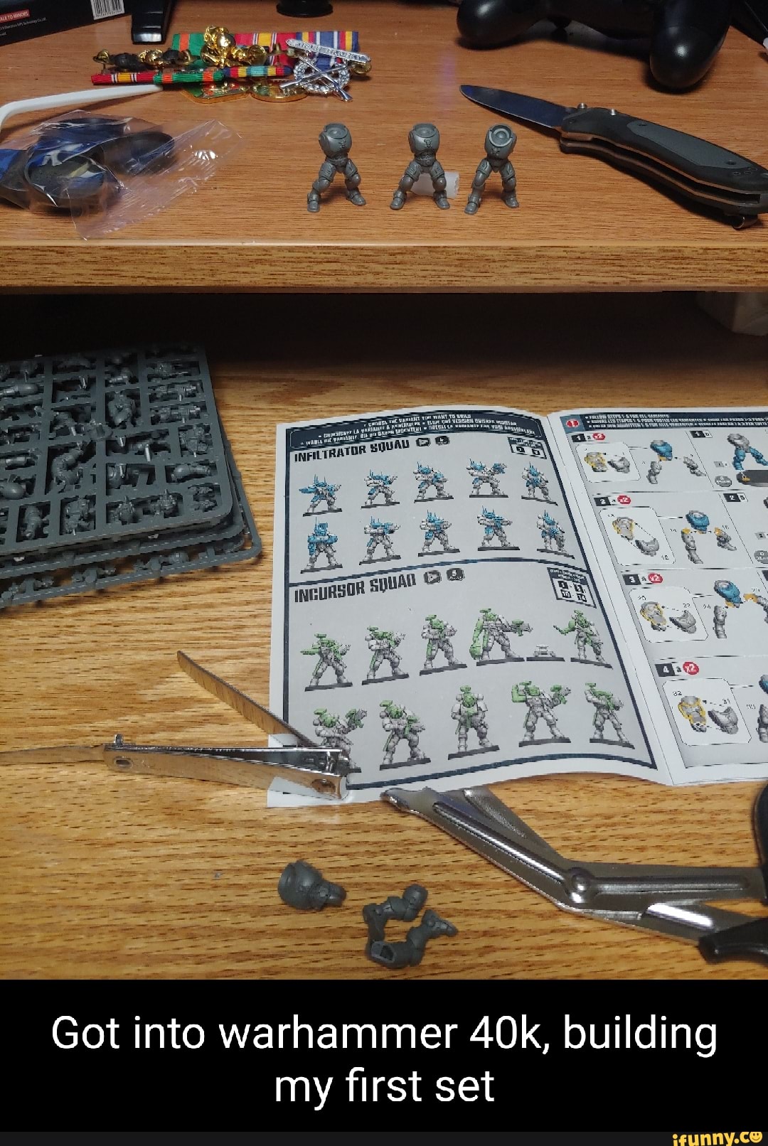 Got into warhammer building my first set - iFunny