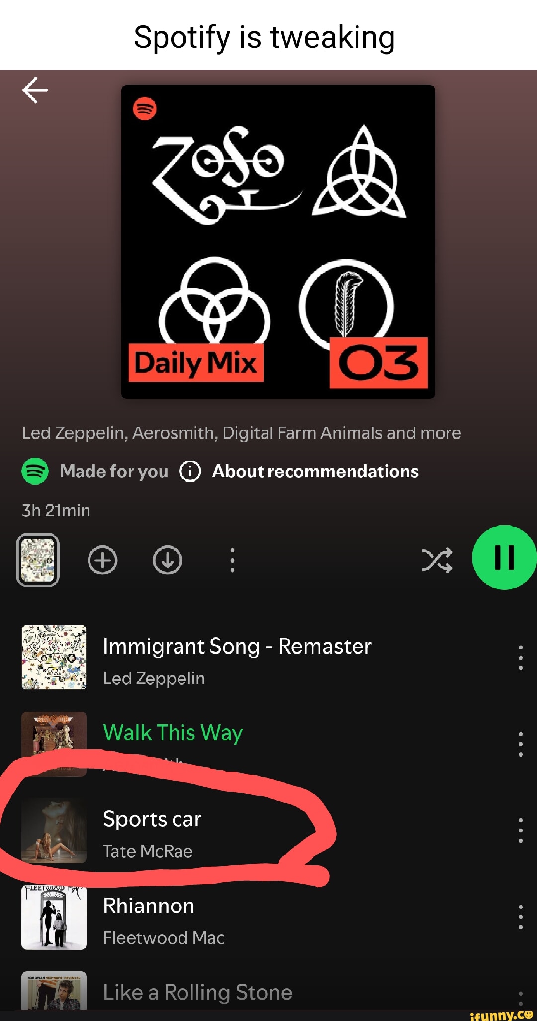 Spotity is tweaking Led Zeppelin, Aerosmith, Digital Farm Animals and ...