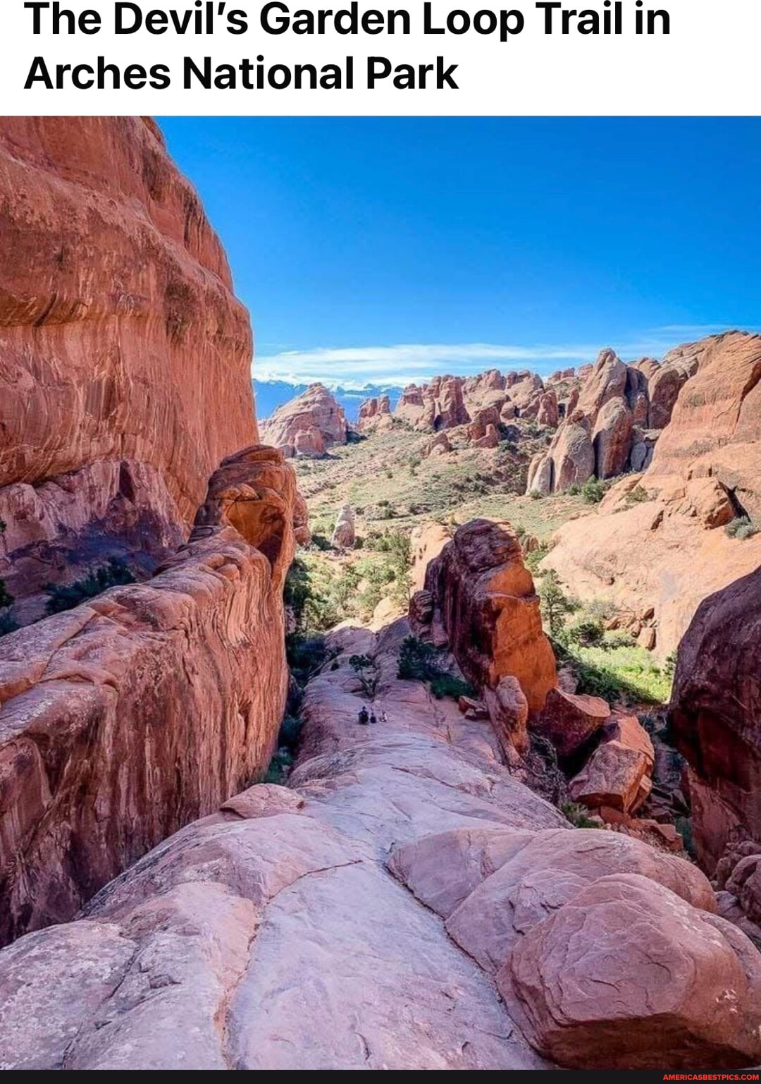 The Devil's Garden Loop Trail in Arches National Park - America’s best ...