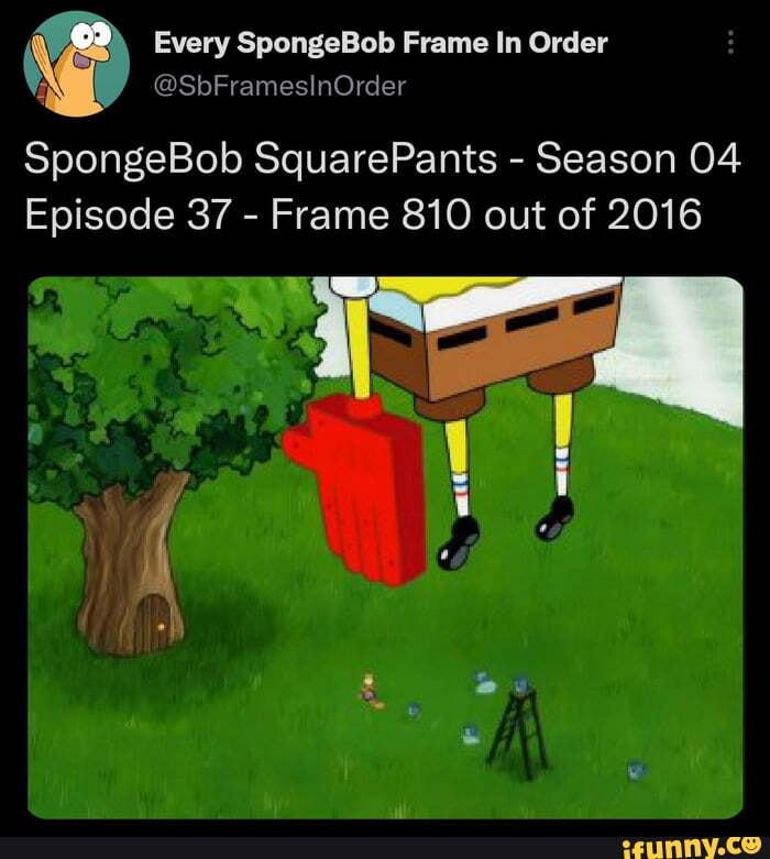 Every SpongeBob Frame In Order @SbFramesInOrder SpongeBob SquarePants ...