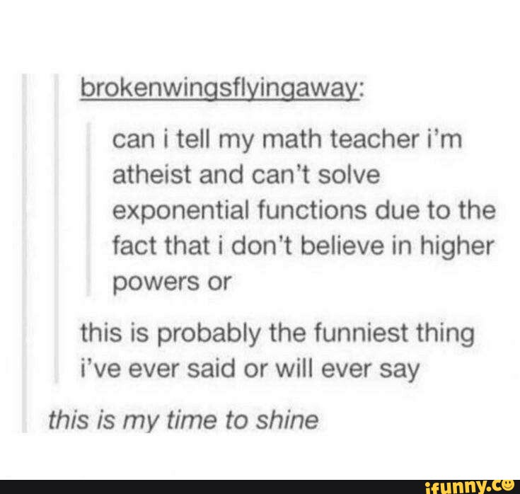 Exponential memes. Best Collection of funny Exponential pictures on iFunny