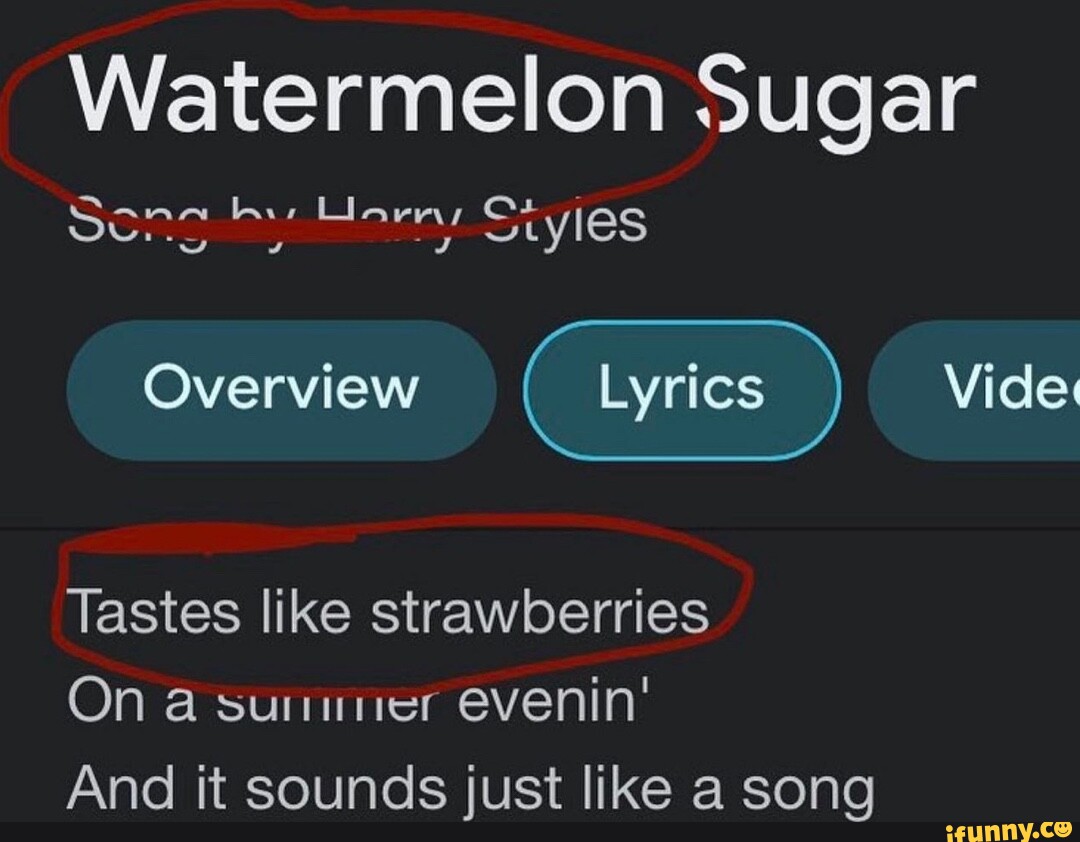 Watermelon Sugar Lyrics