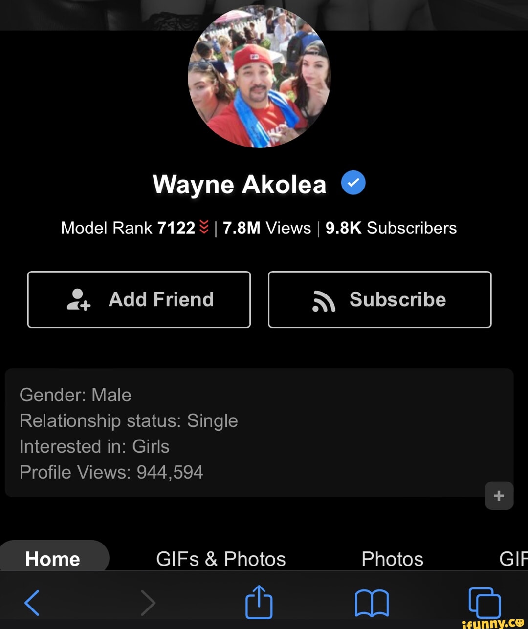 Wayne Akolea @ Model Rank 7122 I 7.8M Views I 9.8K Subscribers 2. Add ...
