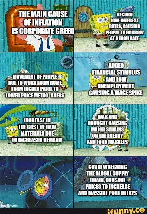 THE MAIN CAUSE OF INFLATION CORPORATE GREED BUETO WORK FROM HOME FROM ...