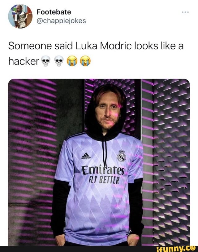Someone said Luka Modric looks like a hacker - iFunny
