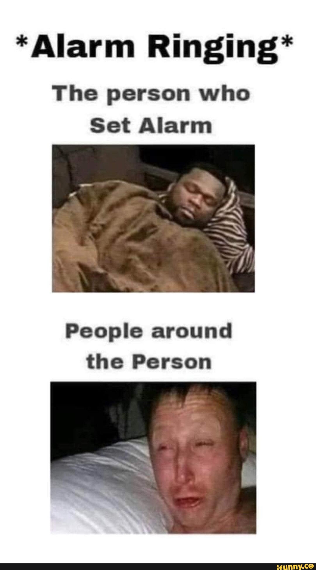 *Alarm Ringing* The person who Set Alarm People around the Person - iFunny