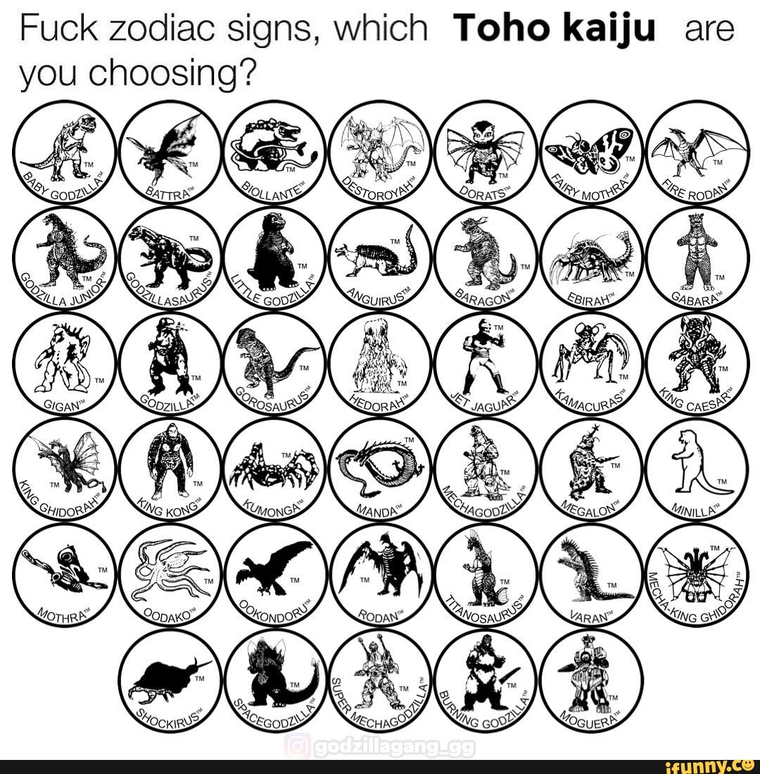 Godzilla zodiac signs 60 photos - Astrologytoyou.com