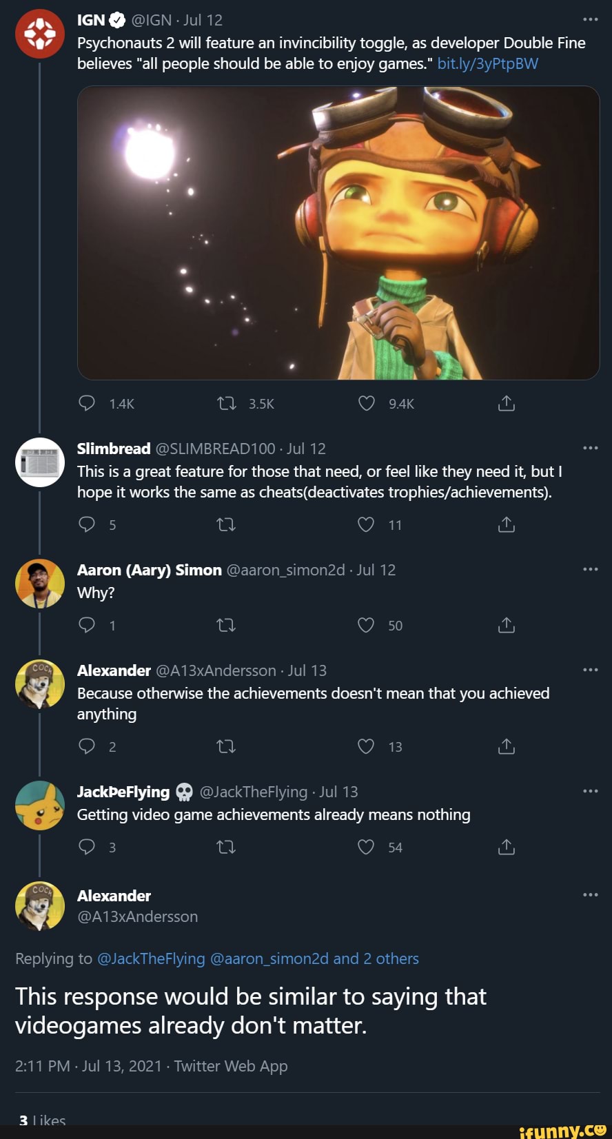 Psychonauts memes. Best Collection of funny Psychonauts pictures on iFunny