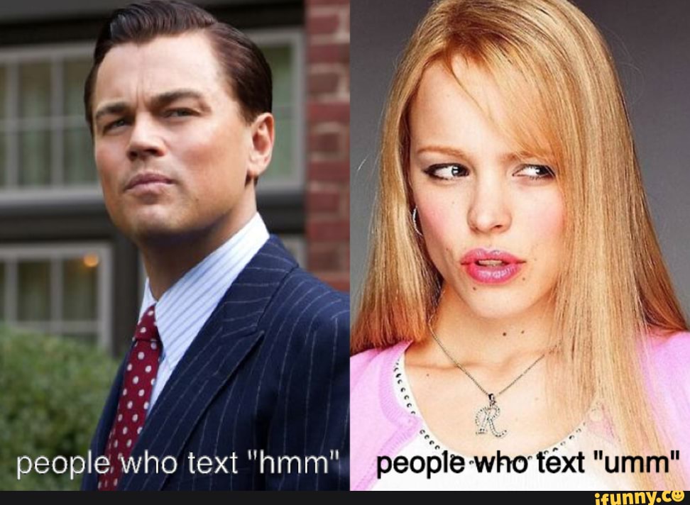 Deconstructing onomatopoeia - people text "hmm" people -who text "umm ...