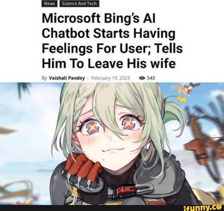 II Microsoft Bing's Al Chatbot Starts Having Feelings For User; Tells ...