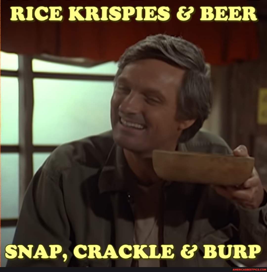 RICE KRISPIES @ BEER SNAP, CRACKLE & BURP - America’s best pics and videos