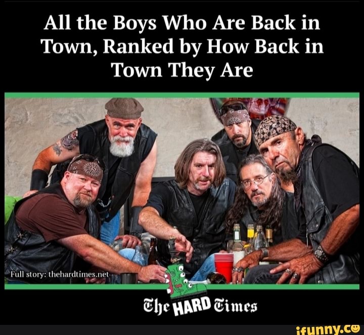 All the Boys Who Are Back in 'Town, Ranked by How Back in Town They Are ...