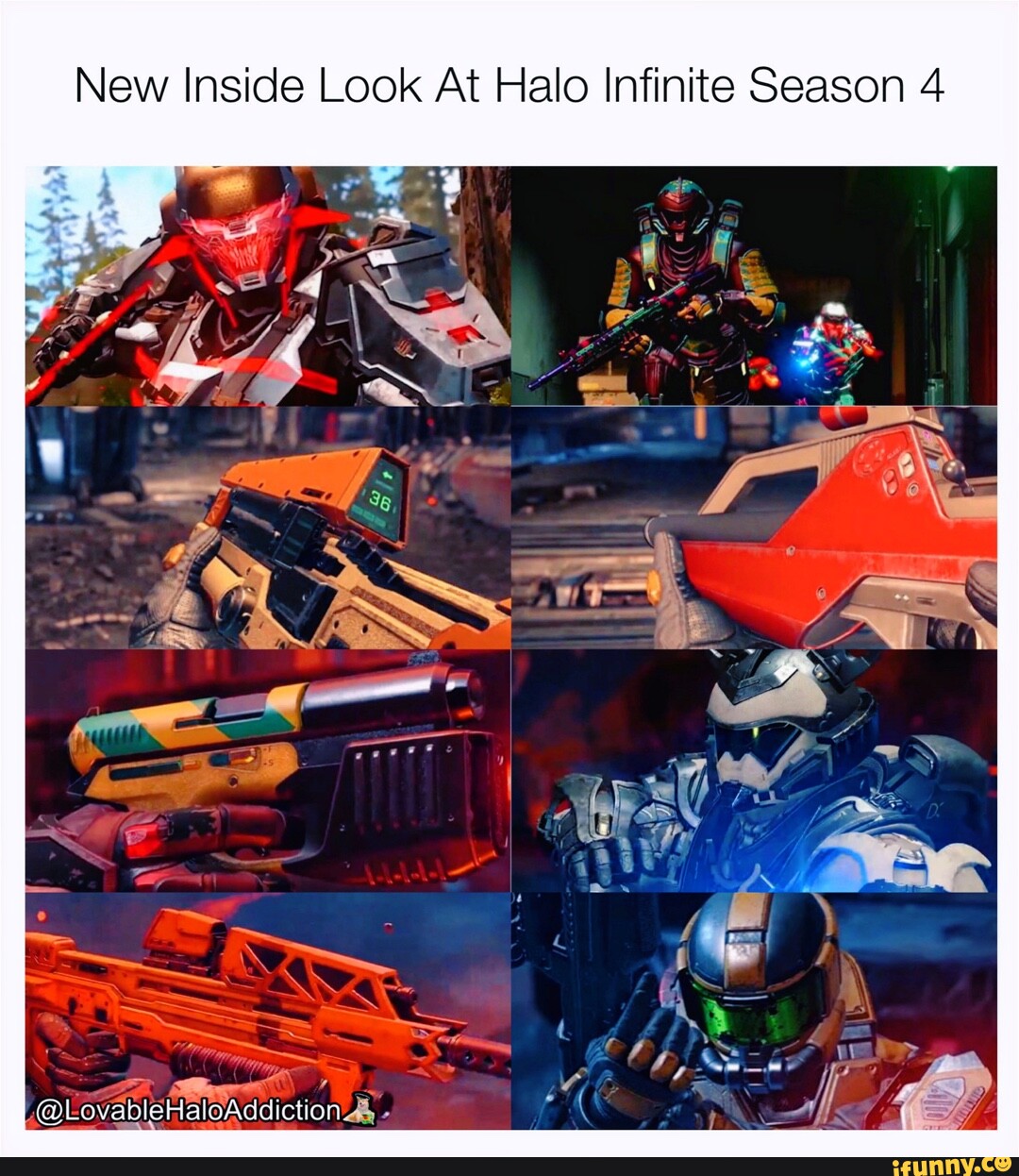 New Inside Look At Halo Infinite Season 4 @LovableHaloAddiction - iFunny