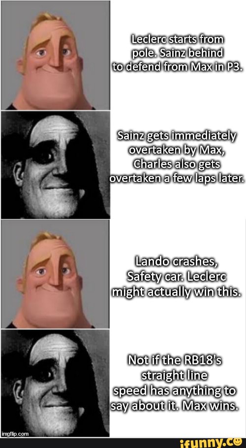 Starts from poles Sing Sehind todefend from Max in Sainz gets ...