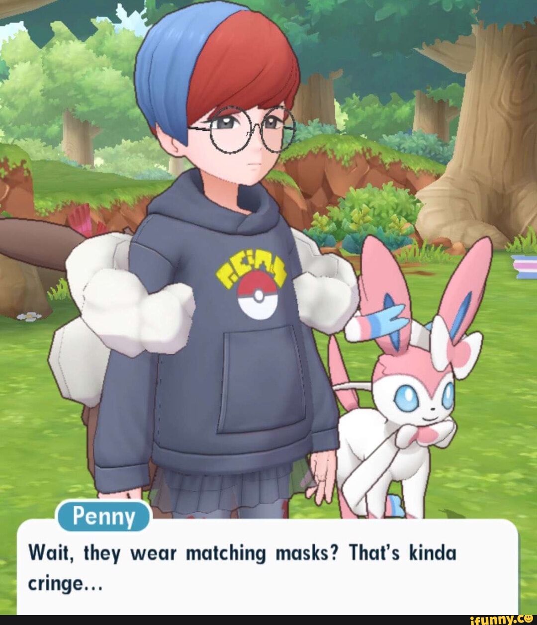 Wait, they wear matching masks? That's kinda cringe... - iFunny