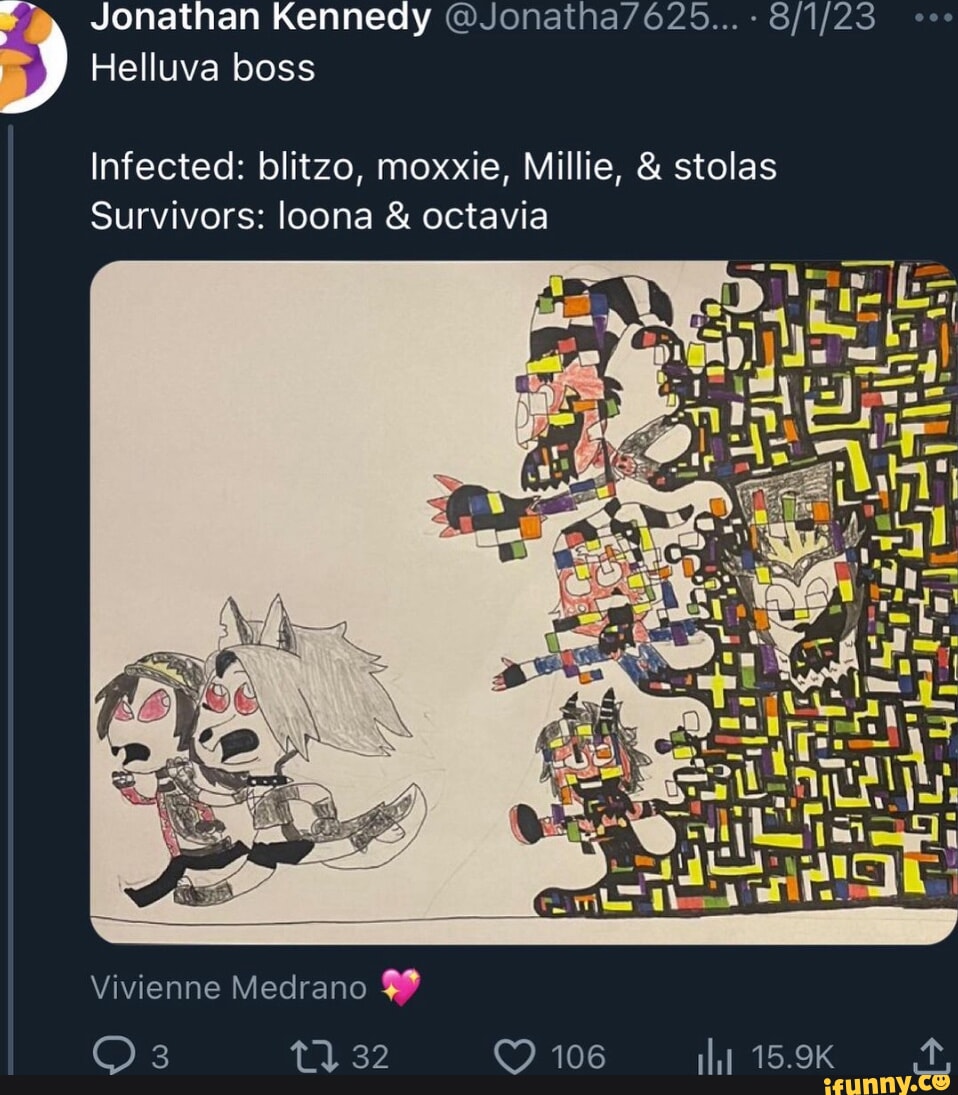 Jonathan Kennedy Jonatha7625... - Helluva boss Infected: blitzo, moxxie, Millie, & stolas ...