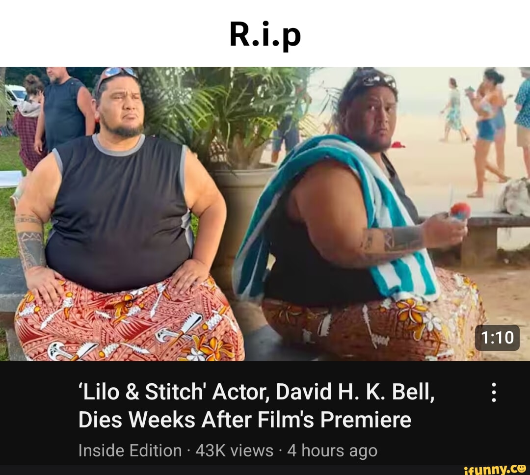 'Lilo & Stitch' Actor, David H. K. Bell, Dies Weeks After Film's ...