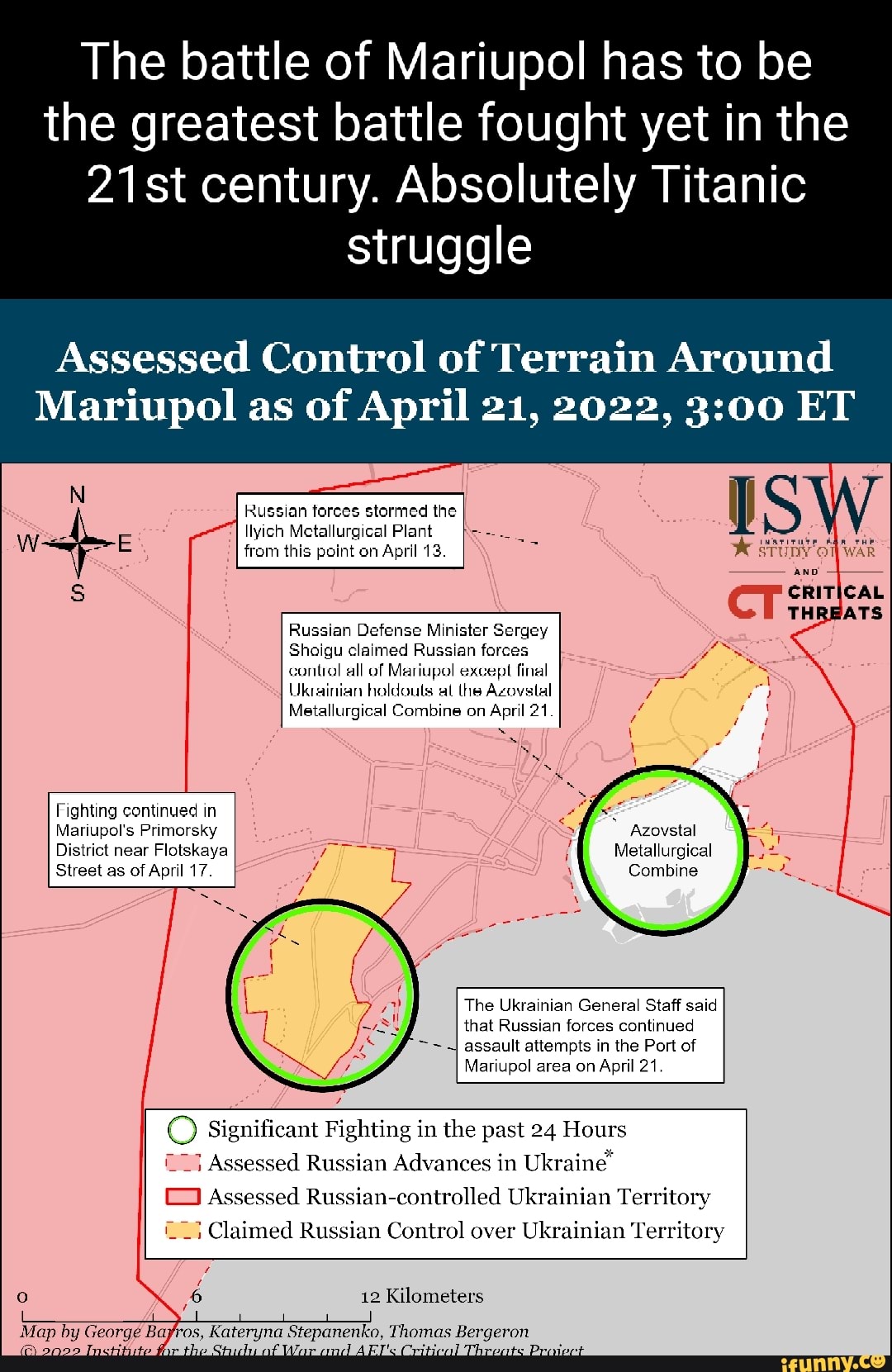 The battle of Mariupol has to be the greatest battle fought yet in the ...