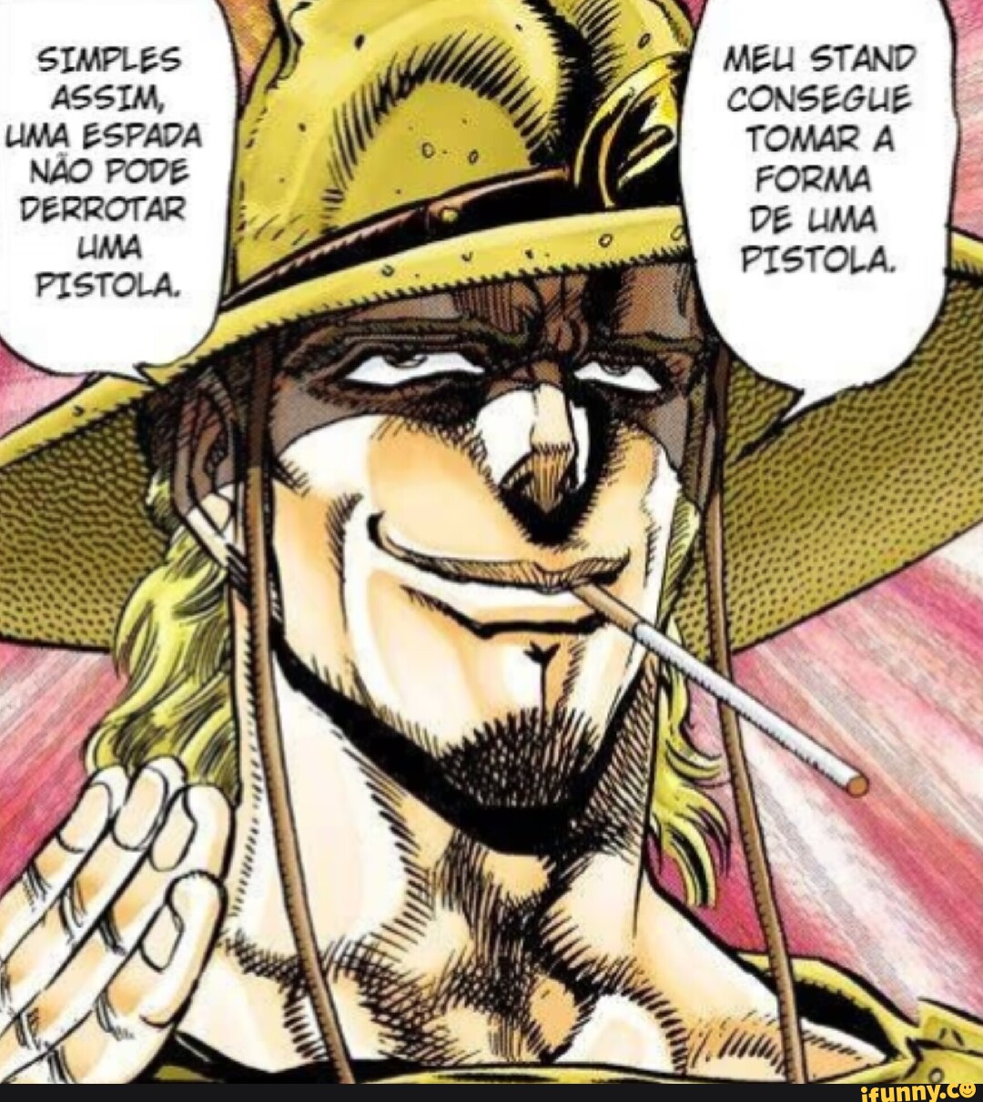 SIMPLES MEL] STAND ASSIM, CONSEGUE LIMA ESPADA TOMAR A NÃO PODE I FORMA ...
