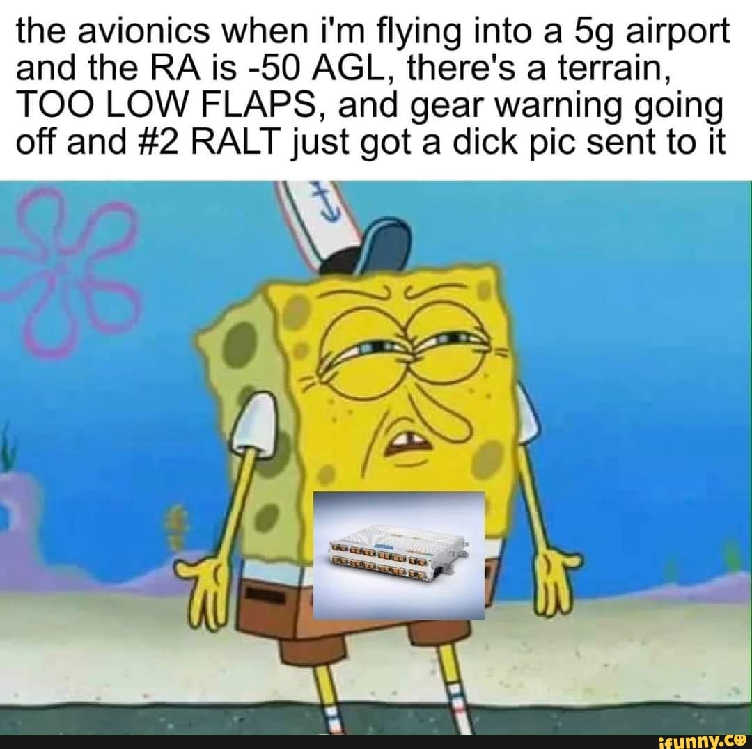 The avionics when i'm flying into a airport and the RA is -50 AGL ...