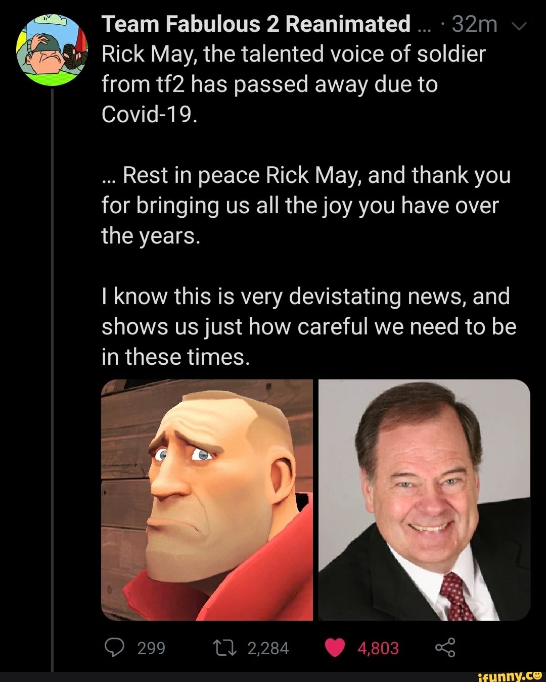 Team Fabulous 2 Reanimated Ag Rick May, the talented voice of soldier ...