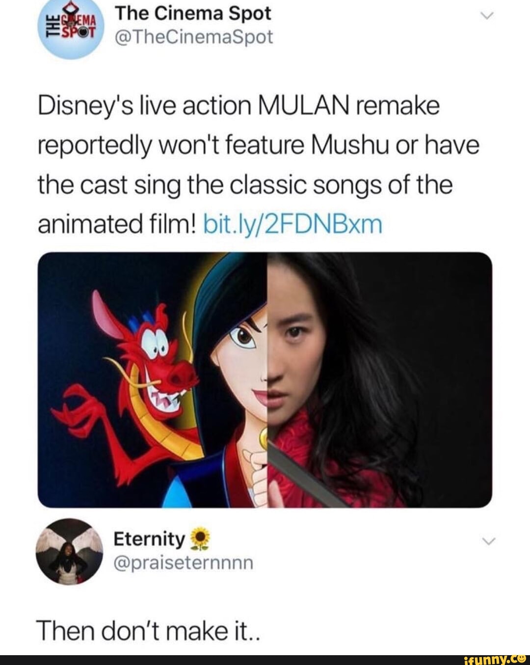 Meme Di Mulan Mushu
