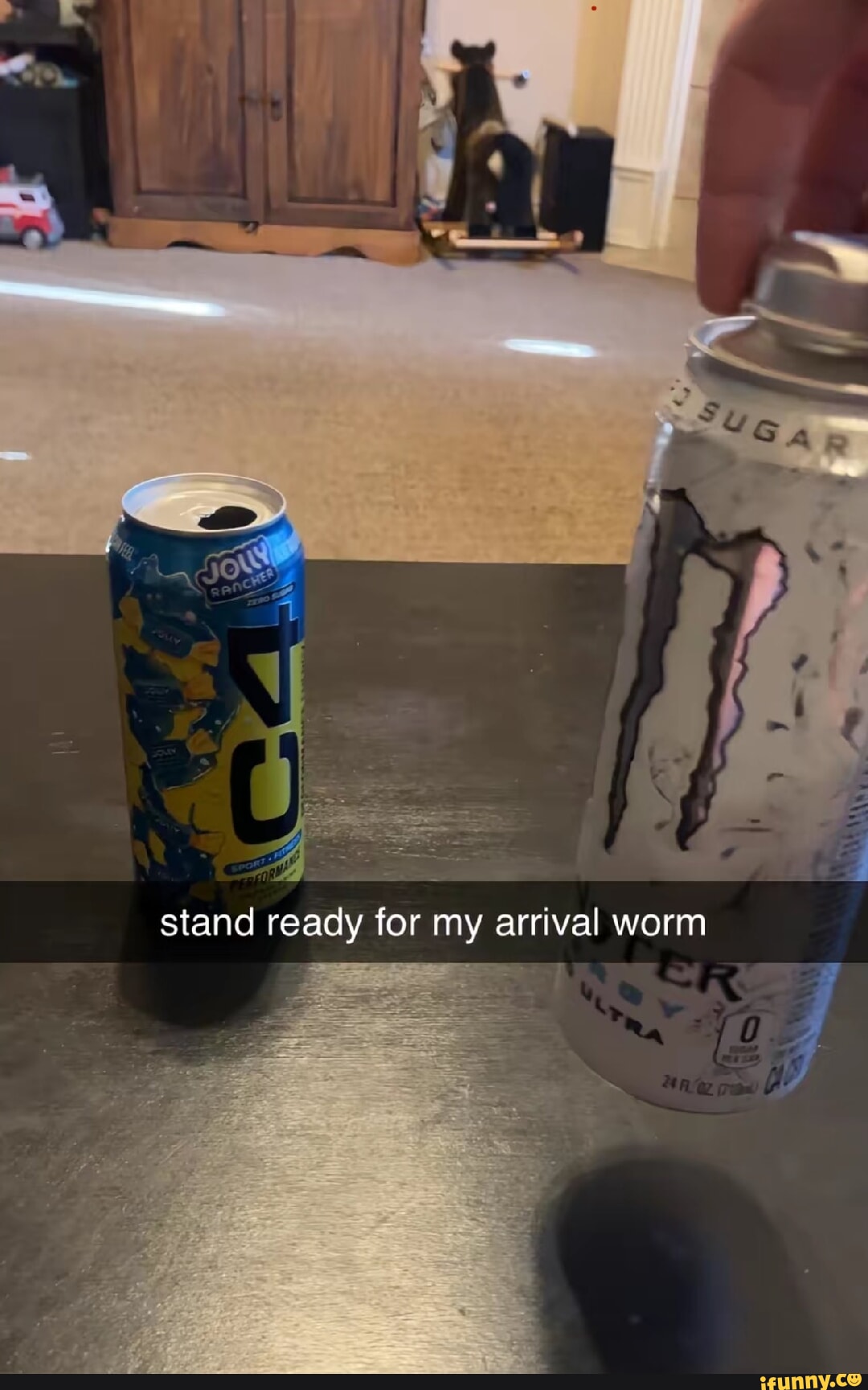 Stand ready for my arrival worm - iFunny