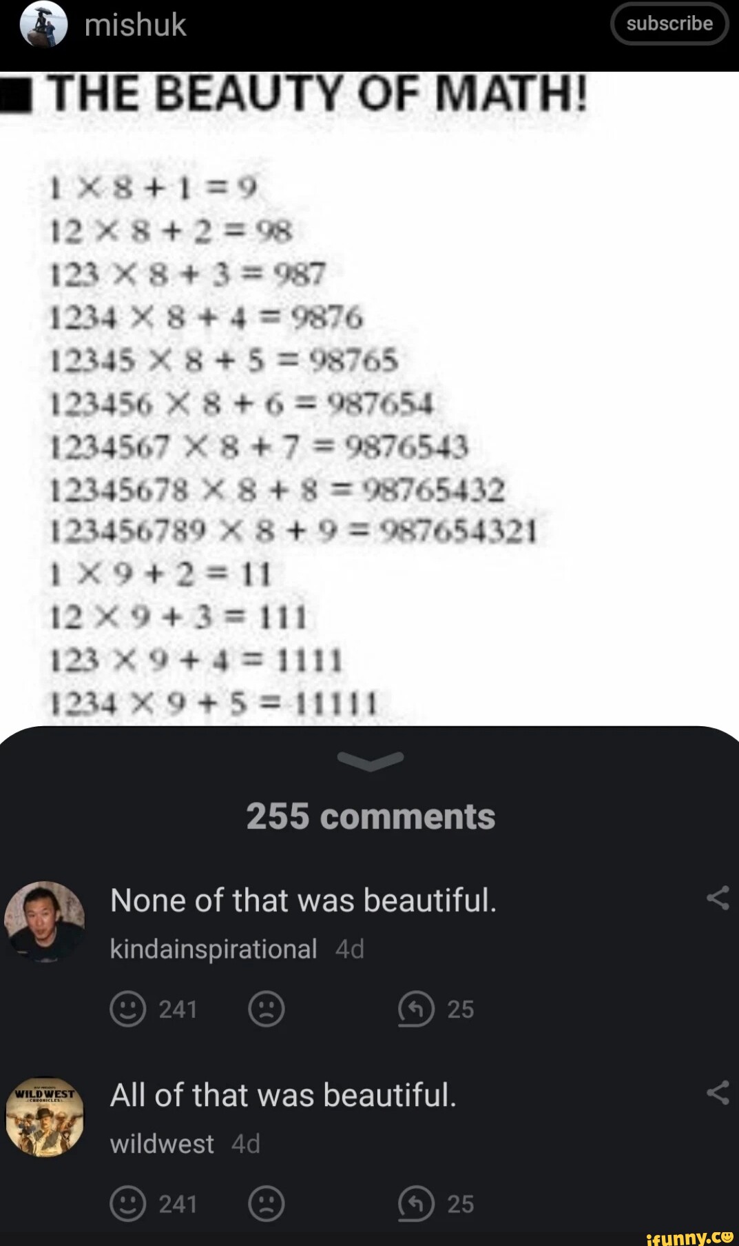 Mishuk THE BEAUTY OF MATH! Nt SN + NT P3480 NTA [234507 S UNTO }rovvt ...