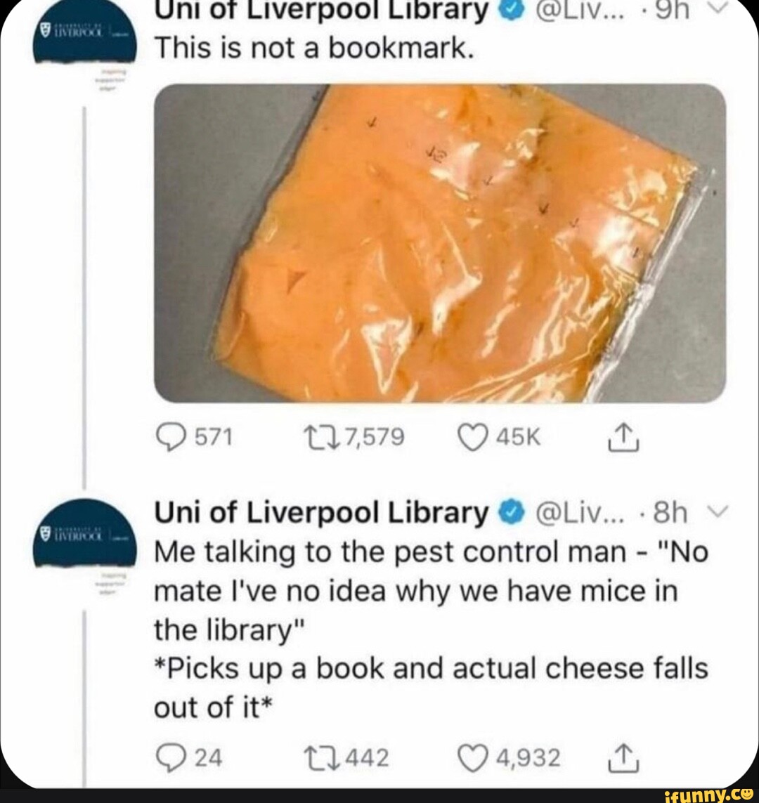 UNI of Liverpoo!! Library @ @UV.. IA This is not a bookmark. 571 it ...