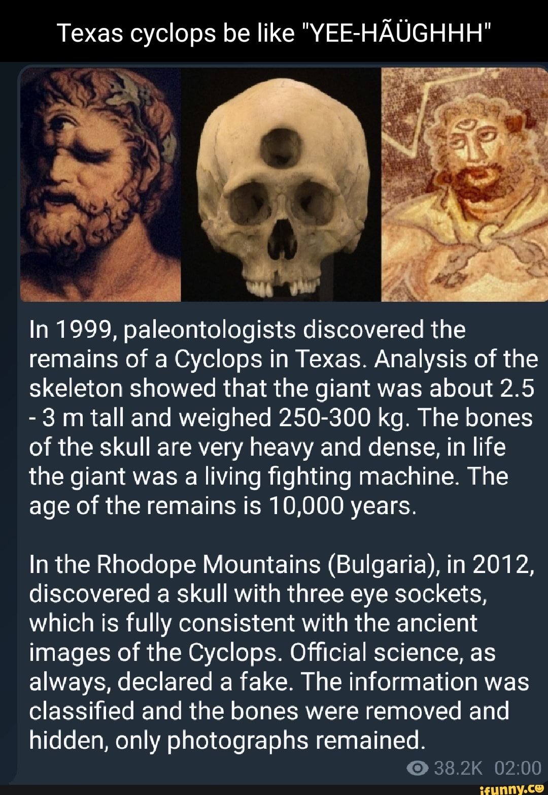 Elephant Skull Cyclops