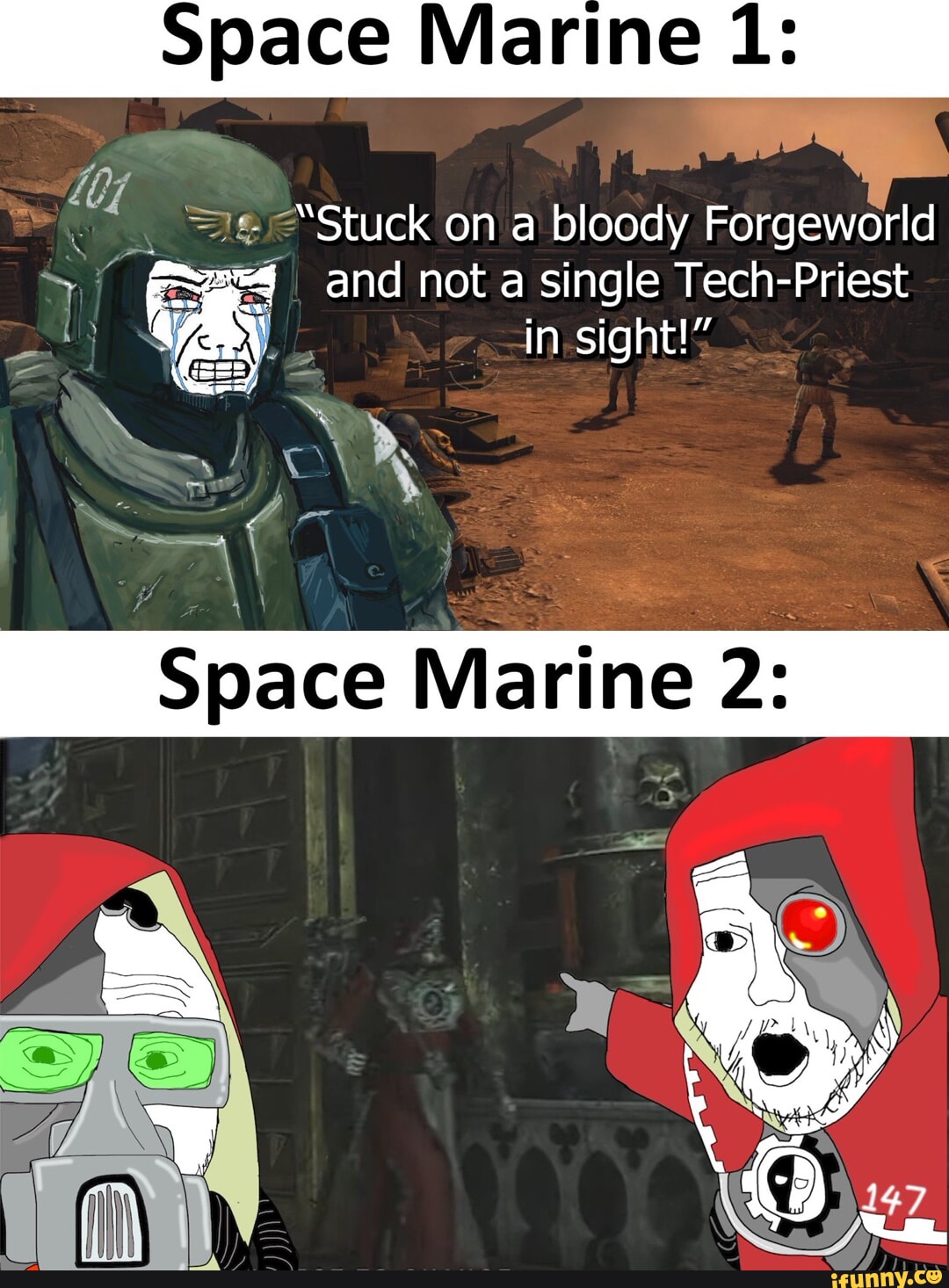 Space Marine 1: "Stuck on a bloody Forgeworld and not a single Tech ...