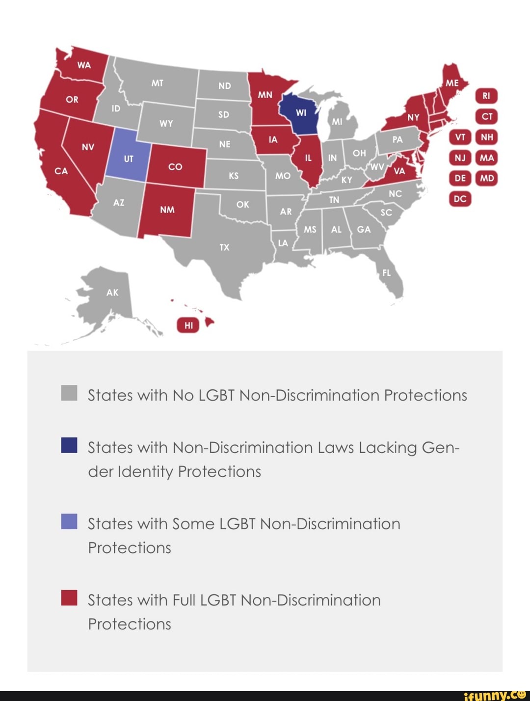An states with No LGBT Non-Discrimination Protections States with Non ...