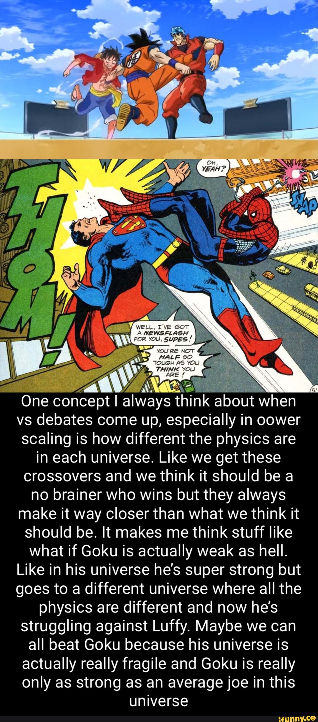 Crossovers memes. Best Collection of funny Crossovers pictures on iFunny