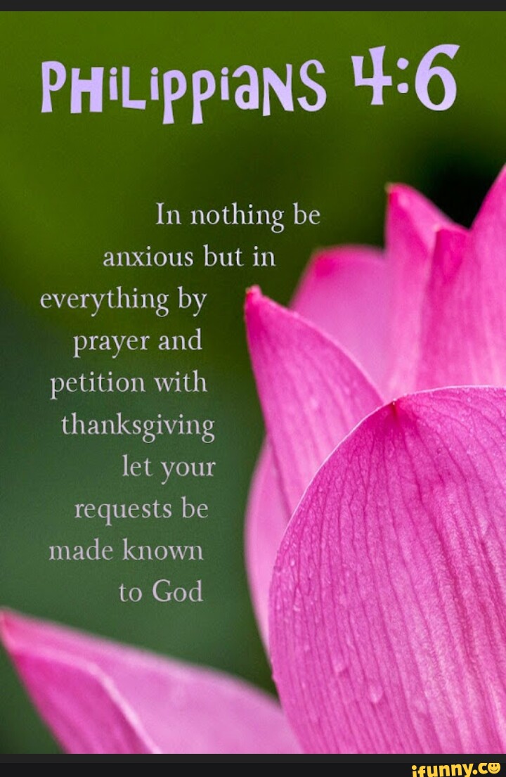 PHiLippians In nothing be anxious but in everything by prayer and ...