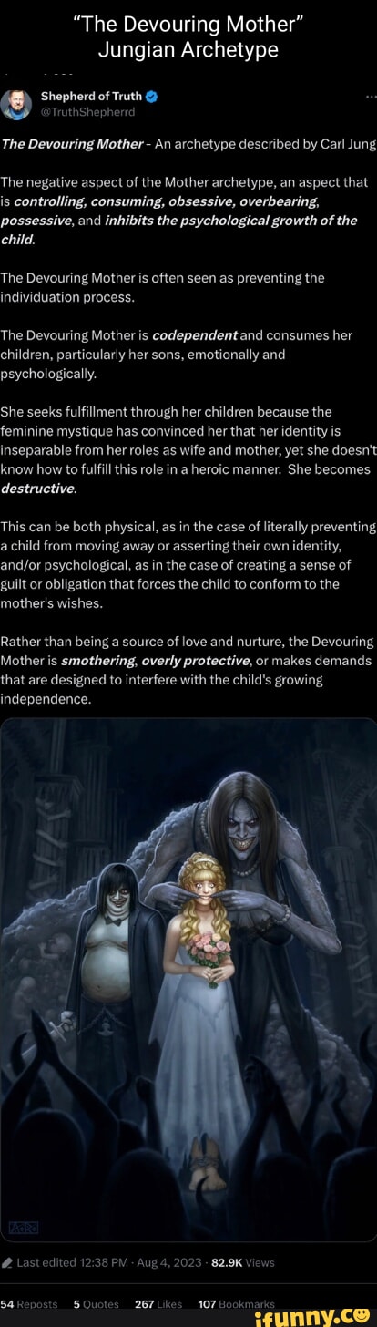 "The Devouring Mother" Jungian Archetype ot The Devouring Mother - An ...