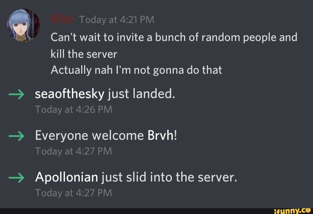 Can't wait to invite a bunch of random people and kill the server ...