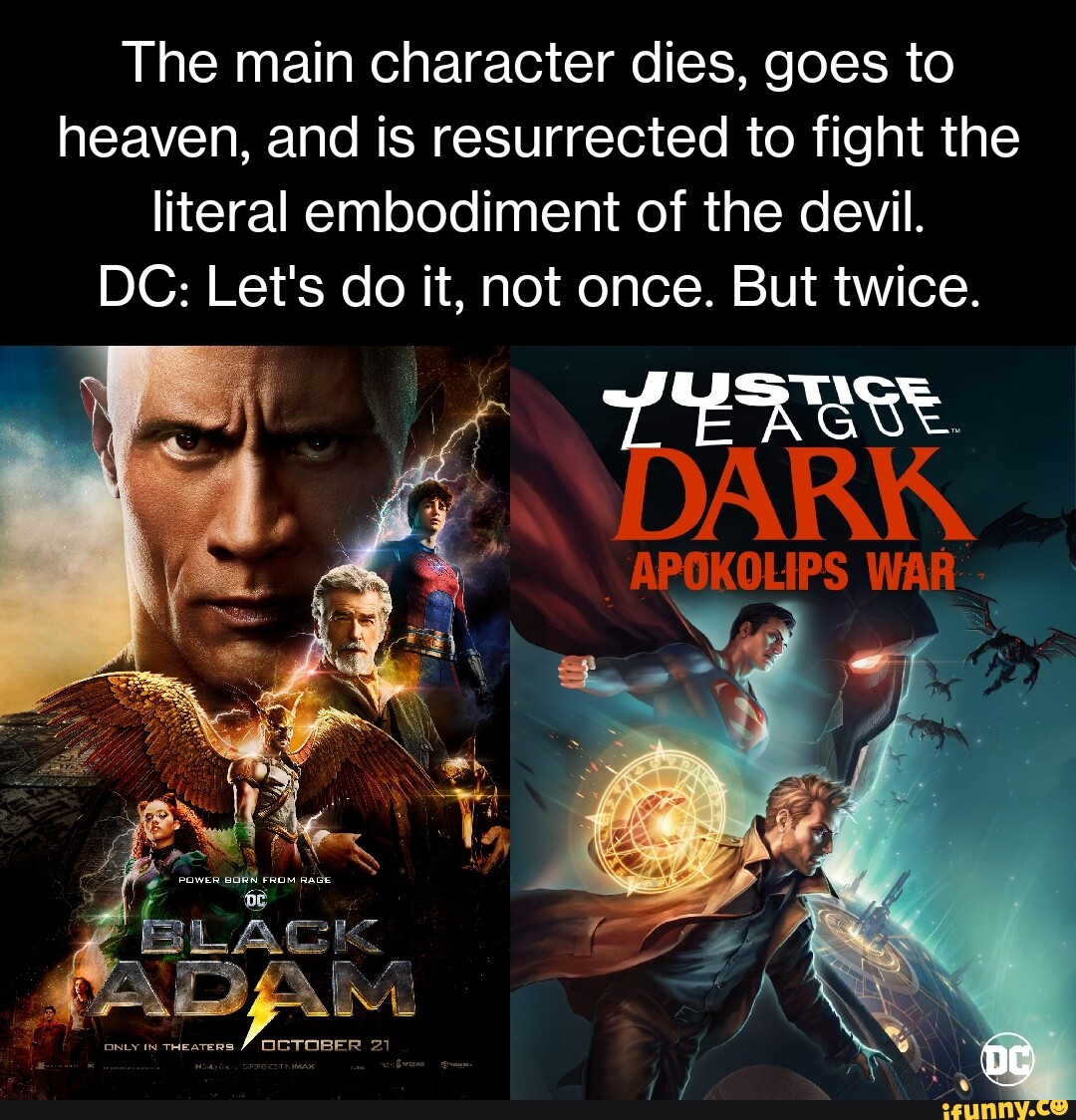 The main character dies, goes to heaven, and is resurrected to fight ...