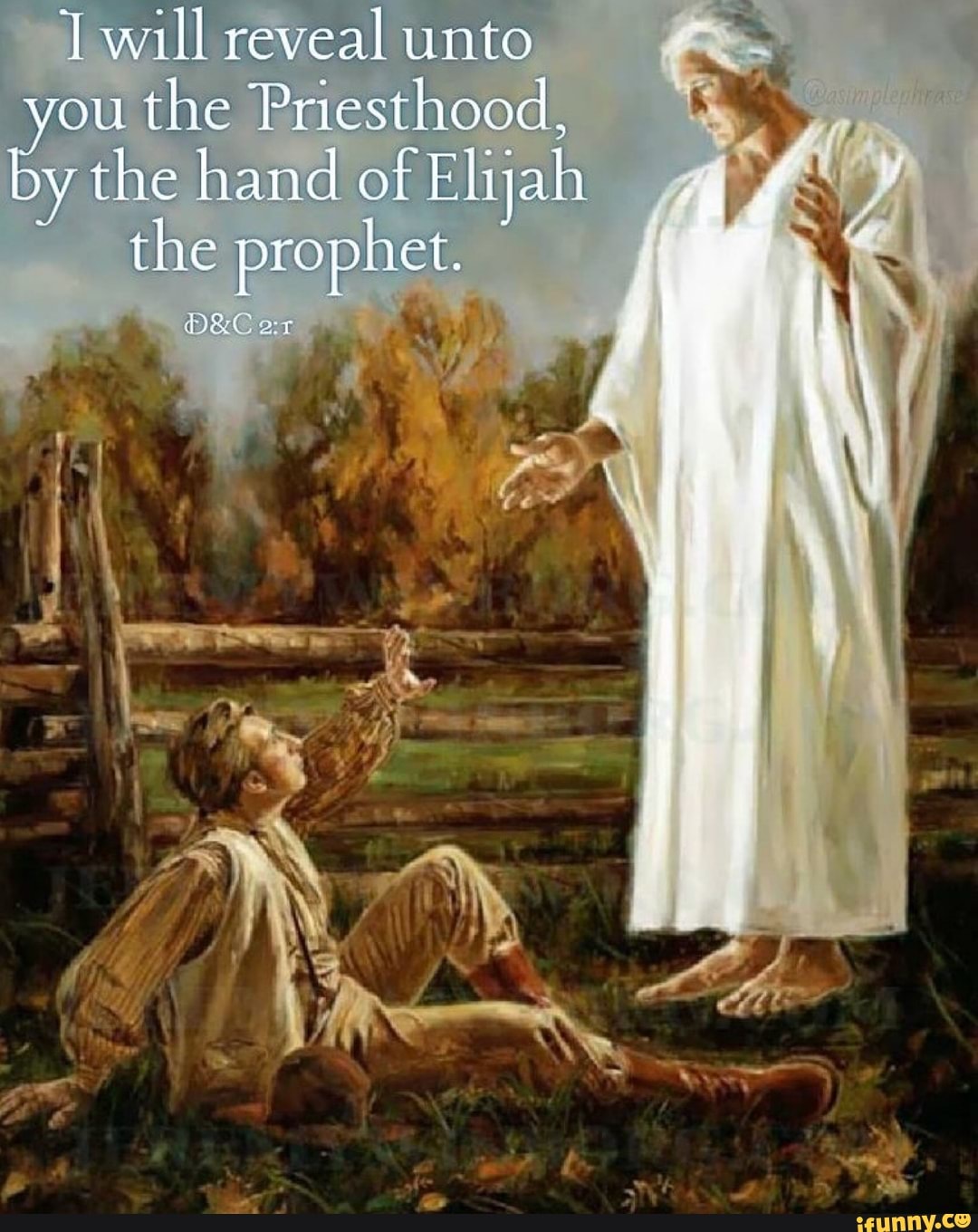 Will reveal unto you the 'Priesthood, by the hand of Elijah the prophet ...
