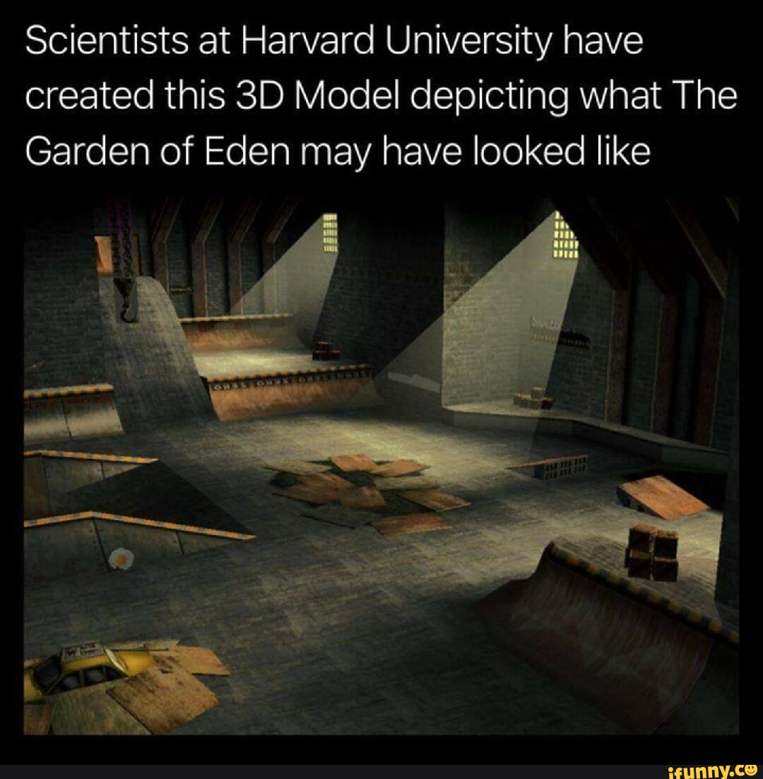 Scientists at Harvard University have created this So Model depicting what The Garden of Eden ...