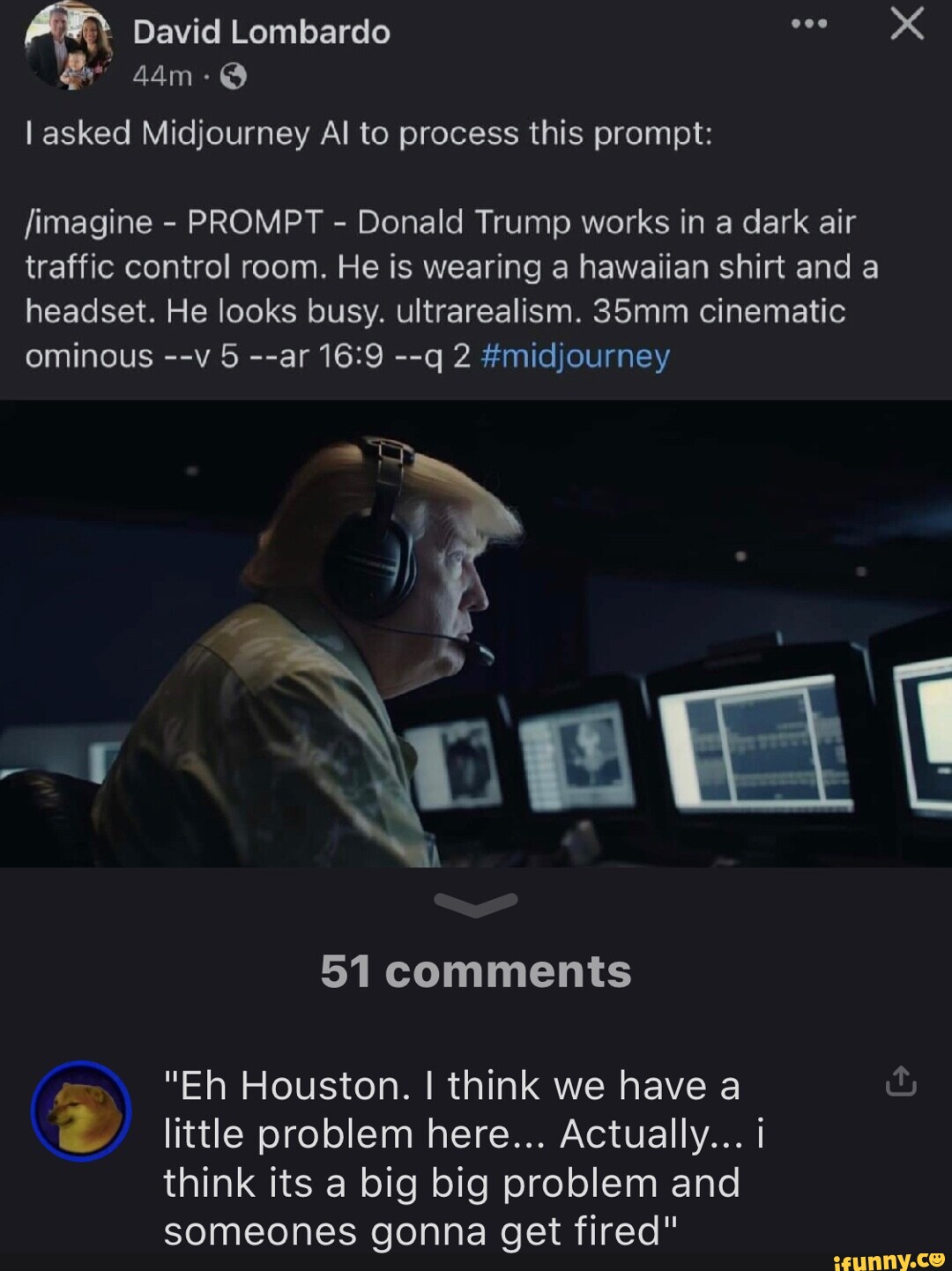 David Lombardo I asked Midjourney Al to process this prompt: [imagine ...