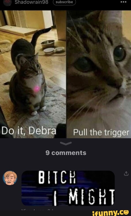 Do it, Debra I -Pull the trigger 9 comments - iFunny