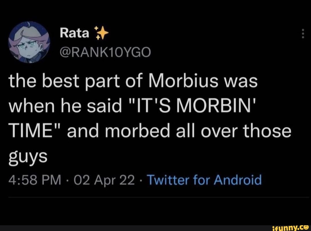 Morbed memes. Best Collection of funny Morbed pictures on iFunny