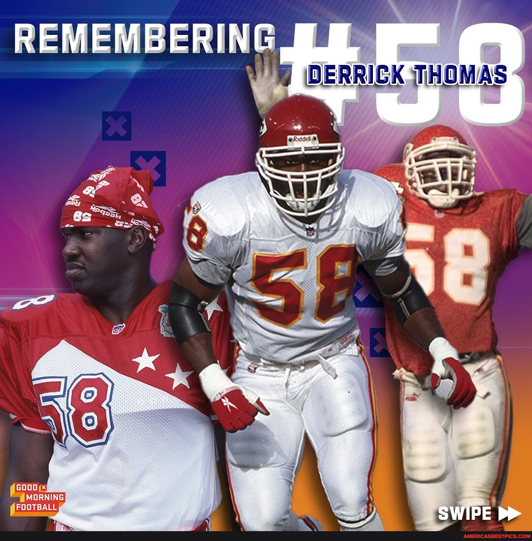 Derrick Thomas passed away 24 years ago today. He wore #58. With it ...