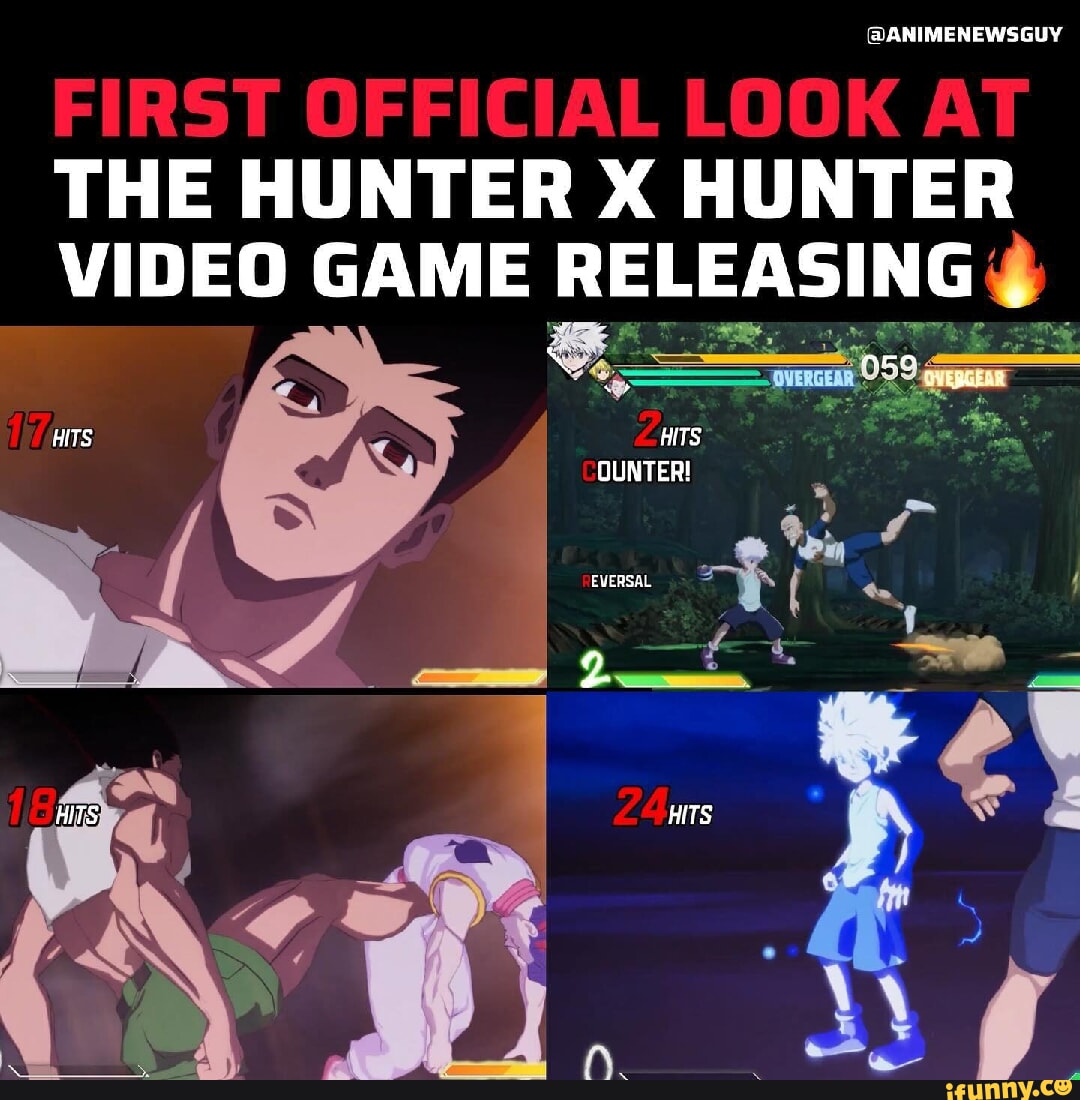 @ANIMENEWSG LOOK THE HUNTER X HUNTER VIDEO GAME RELEASING , HITS ITS ...