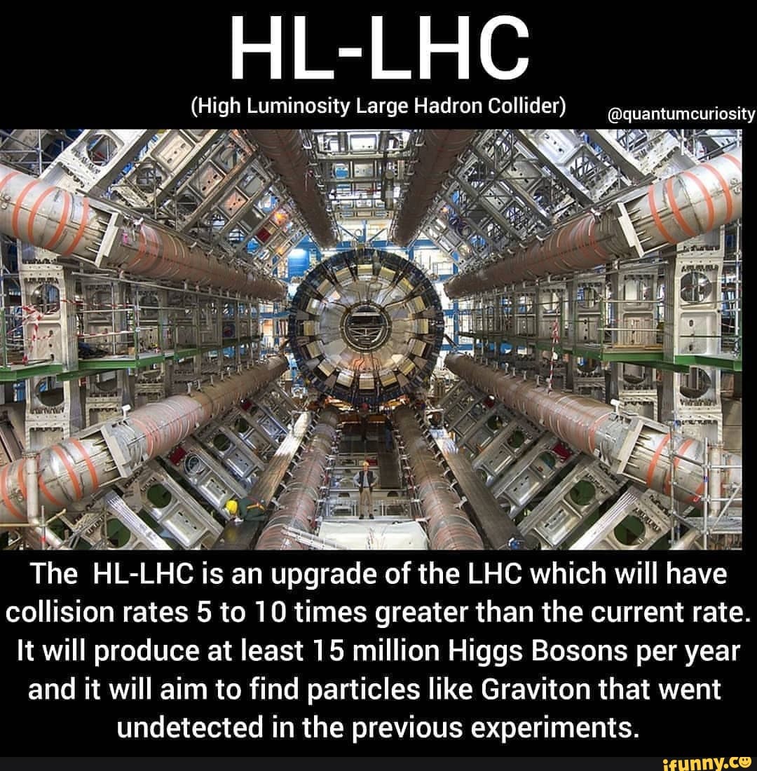 HL-LHC (High Luminosity Large Hadron Collider @queniumeuriosity The HL ...